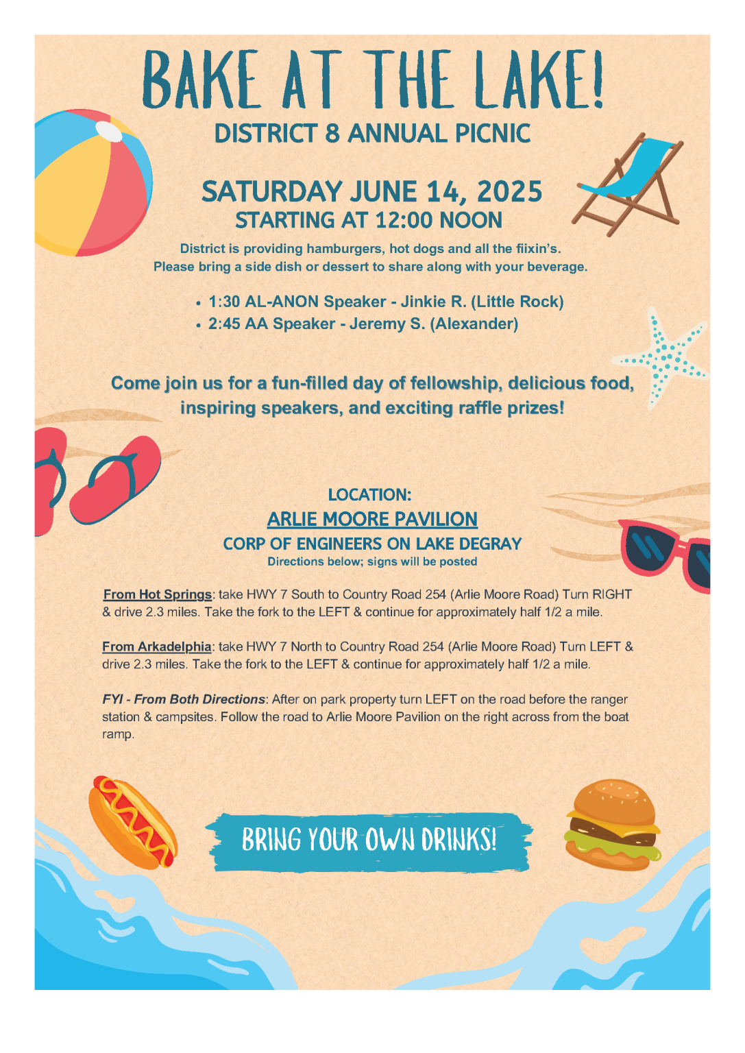 Bake at the Lake – Arkansas Area 4